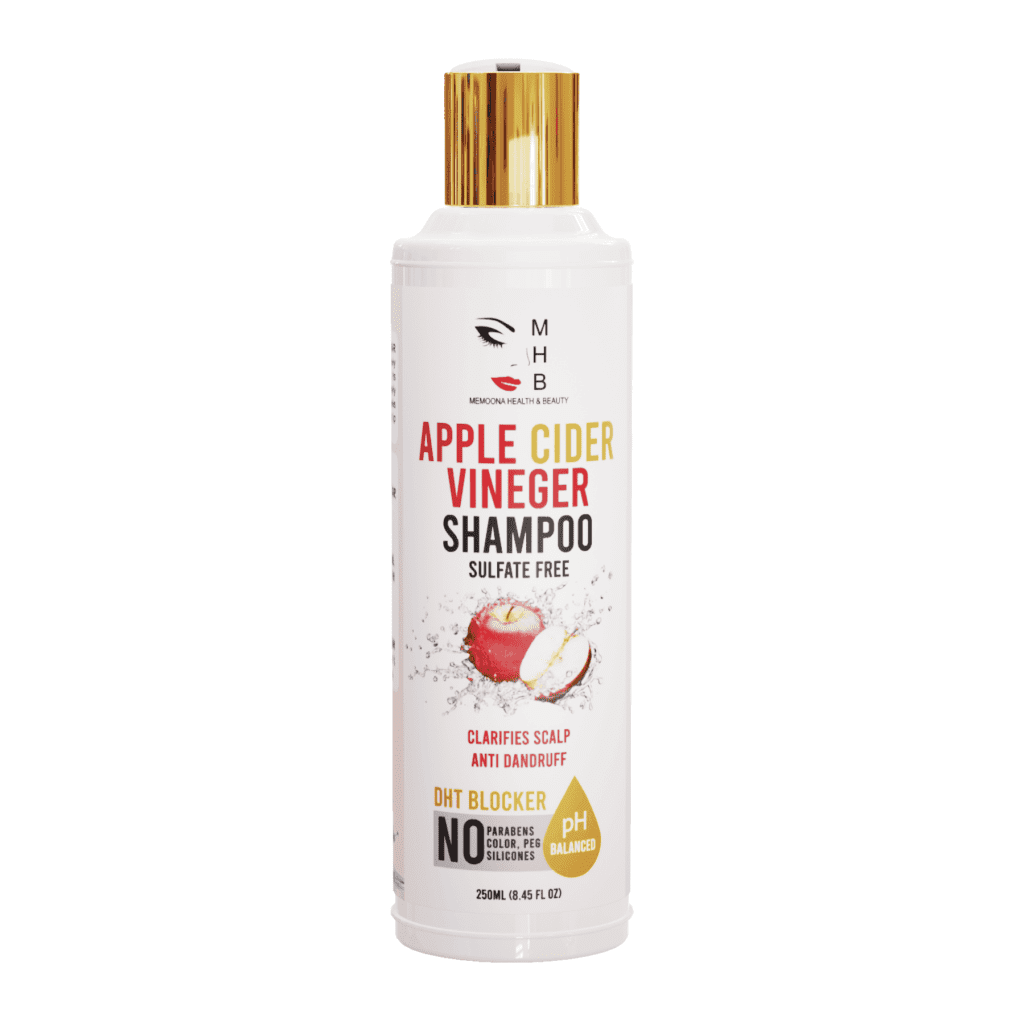 Apple Cider Vinegar Sulfate-Free Shampoo Natural DHT Blocker